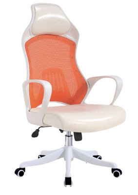 Luxury high back executive white arm mesh chair supplier