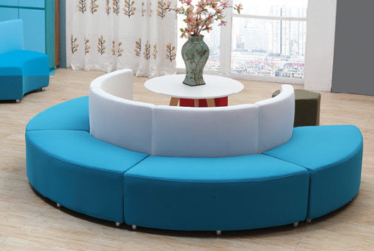 supermarket lobby round public rest sofa furniture supplier
