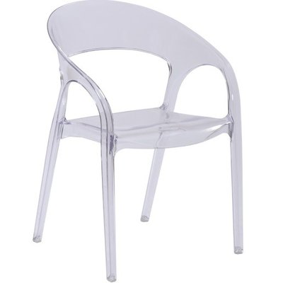 transparent plastic dining arm chair clear plastic arm dining chair furniture supplier