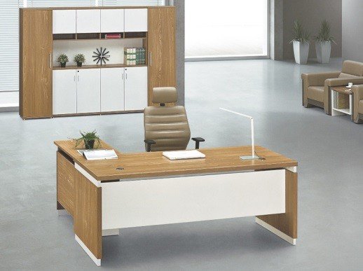 modern wood office manager desk Foshan furniture in stock supplier