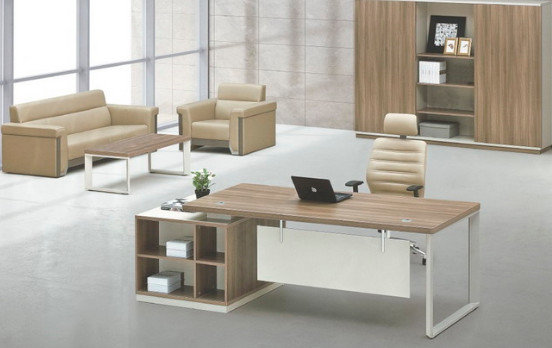 modern office wood manager table furniture in warehouse supplier