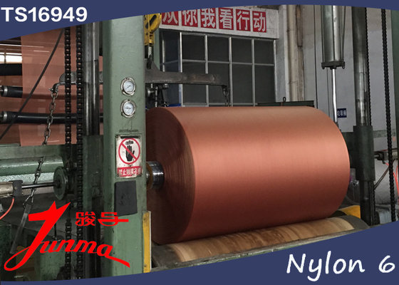 Vehicle tire Single Dipping Brown N6  Nylon Tyre Cord Fabric  840D / 3