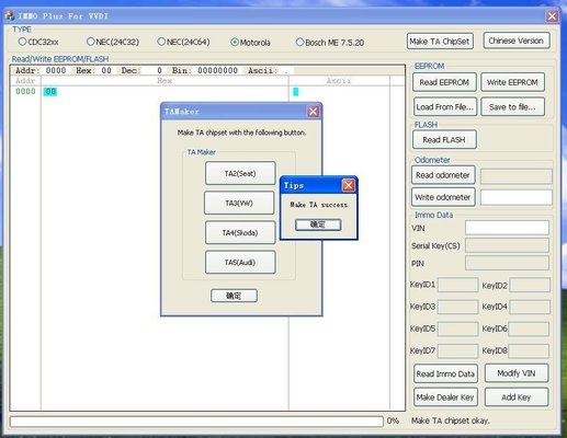 VVDI V2.7.8 VAG Vehicle Diagnostic Interface with VAG Commander software , Tag Key Tool