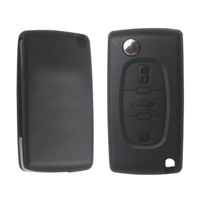 Automotive Keys and Remotes 3 Button 433MHZ Remote Key For Citroen Automobile Key Blanks