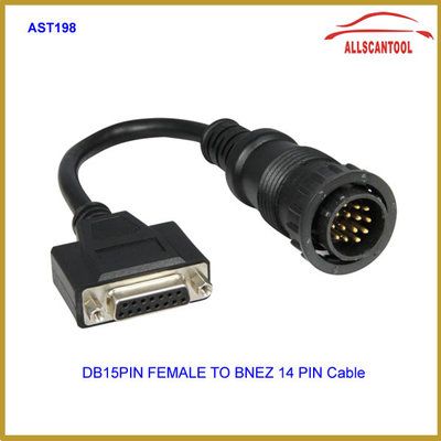 Benz 14pin to DB15pin For Mercedes Car Diagnostic Cables Automotive Diagnostic Equipment