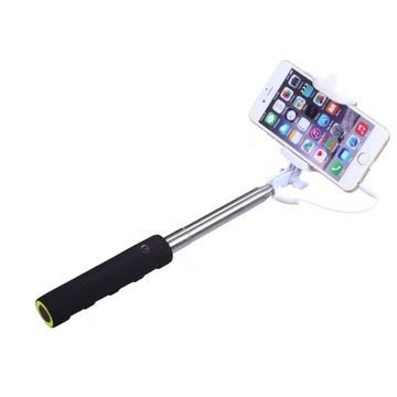 Red / Yellow / blue Handheld bluetooth selfie pole For IPhone IOS Take Photo