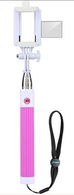 Folding wireless Handheld Selfie Stick for camera and smartphone