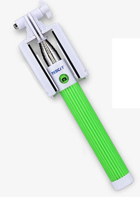 Folding wireless Handheld Selfie Stick for camera and smartphone