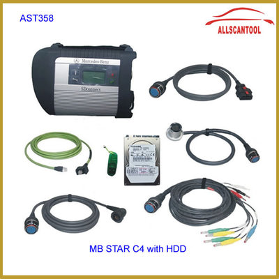 Wireless MB SD C4 Connect Compact 4 Star Auto Diagnosis Tools with HDD Software