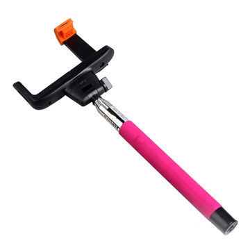 Extendable wireless monopod bluetooth shutter selfie stick phone holder