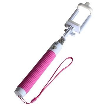 Bluetooth Shutter Button Handheld Selfie Stick , monopod self timer