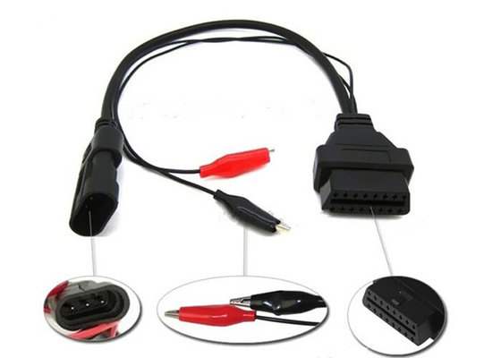 Fiat 3 Pin to OBD2 16 Pin OBD Diagnostic Cable Car Fault Code Cable Diagnostic Connector