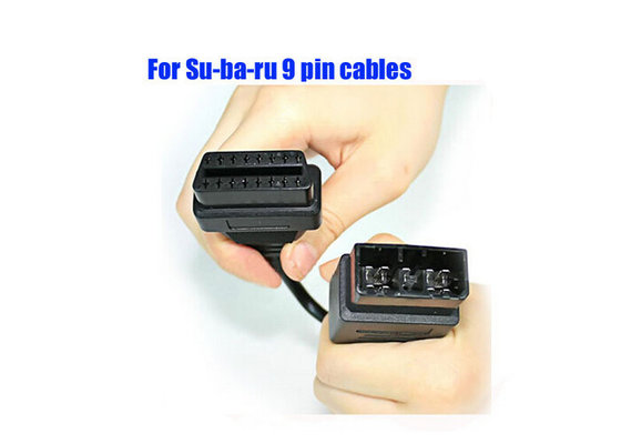 Customized Subaru 9 Pin to 16 Pin OBD OBD2 Car Diagnostic Cable