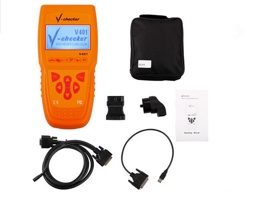 Multi-language Plastic V-Checker V401 Reader Auto Diagnostic Scanner For BMW OBD2 Scanner