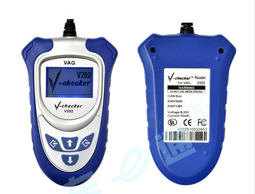 Multifunctional Blue OBD Car VAG Diagnostic Tool V-Checker V202 VAG PRO OBD2 Code Reader