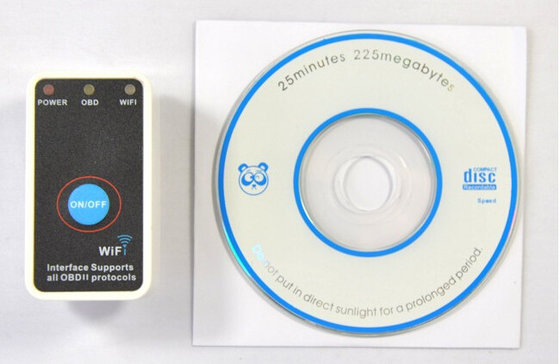 WiFi iPhone OBD2 ELM327 Diagnostic Tool with Switch , Portable Car Diagnostic Tools
