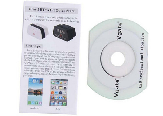 Colorful Vgate Bluetooth iCar 2 OBDII ELM327 Diagnostic Tool OBD diagnostic interface