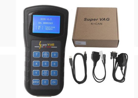 Black Super VAG K+CAN 4.8 VAG Diagnostic Tool Vehicle Diagnostic Equipment for Odometer Correction Multi-language