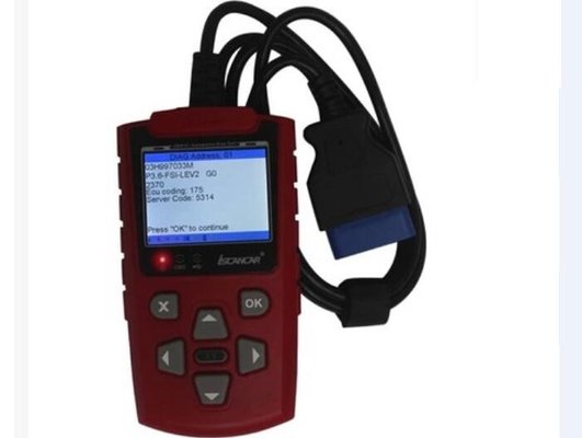 Red Super VAG 3.0 ISCANCAR OBD2 Coder Scanner VAG KM IMMO Adjust Mileage Read Immobilizer for VW&AUDI