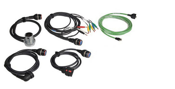 Car Diagnostic Interface Full Set Cables for MB Star C4 14PIN 4PIN 38PIN 16PIN NETWORK CANBLE