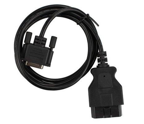 Black Plastic OBD2 Diagnostic Tool OBDii Cable for Super VAG K+CAN V4.8 / Super VAG plus 2.0
