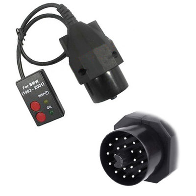 Black SI Reset BMW Old OBD2 Inspection Oil Service Reset Airbag Reset Tool for BMW 1982-2001 20Pin