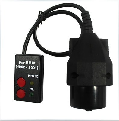 Black SI Reset BMW Old OBD2 Inspection Oil Service Reset Airbag Reset Tool for BMW 1982-2001 20Pin
