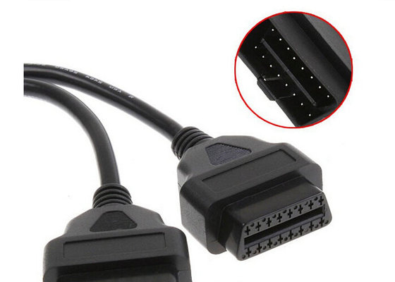 OBDII Male OBD 2 Female Adapter OBD Diagnostic Cable 2M Auto Diagnostic Interface