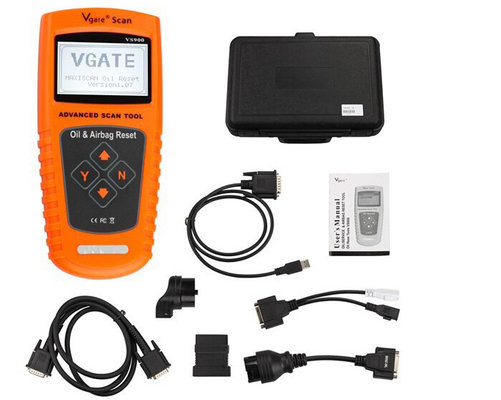 Super working VS900 VGATE Oil Service and Airbag Reset Tool with Free Software Auto Diagnostic Equipment