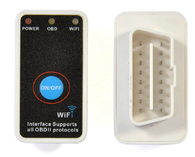 WiFi iPhone OBD2 ELM327 Diagnostic Tool with Switch , Portable Car Diagnostic Tools