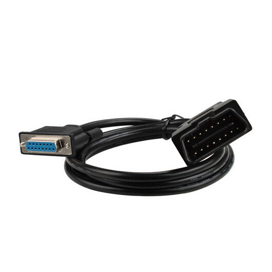 Black Plastic OBD2 Diagnostic Tool OBDii Cable for Super VAG K+CAN V4.8 / Super VAG plus 2.0