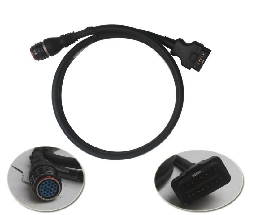 Black Auto cable  ICOM A2 OBD Main Cable 16pin to 19pin OBD2 16Pin Main Test Cable for BMW ICOM A2