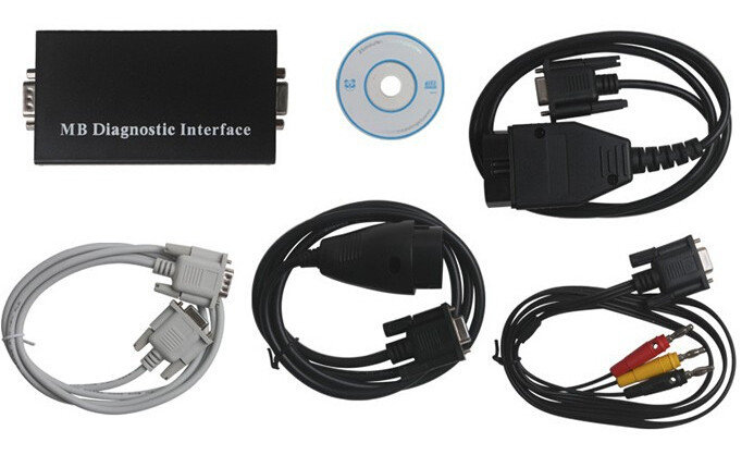 Super working Portable Car Diagnostic Tool MB Carsoft 7.4 Multiplexer MCU Controlled Interface For Carsoft 7.4