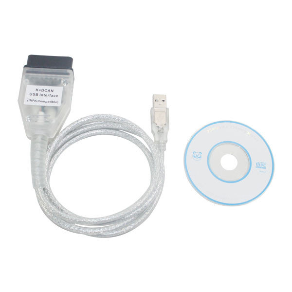 Revised Plastic K+D-CAN USB OBD2 Code Reader for INPA Auto Diagnostic Equipment for BMW