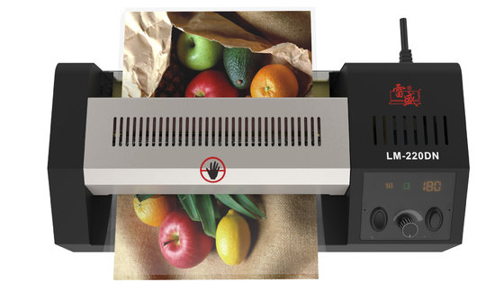 China Hot Roller Jam Free Laminator 220 Mm Laminating Width 1.2 Mm Max Laminating Thickness supplier