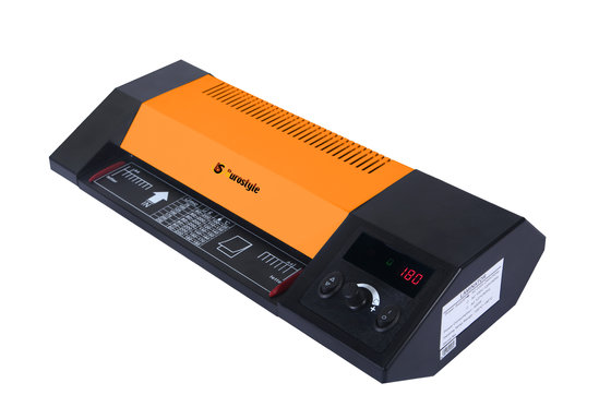 China Office laminating machine 4 rollers A4 size laminating width 230mm supplier