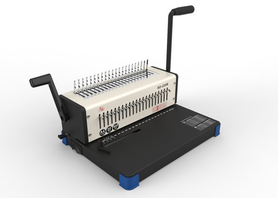 China Electric Ring Comb Binder Machine / Spiral Coil Binding Machine For Office supplier
