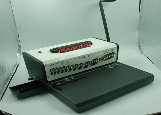 China 6 Blades Scrapbook Spiral Coil Binder Machine With 46 Punching Pins supplier