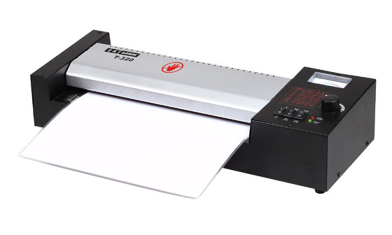 China Table Top A3 Film Photo Lamination Machine , Hot Cold Laminator 220V supplier