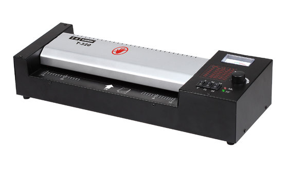 China Desktop Thermal Pouch 12 Inch Laminator Hot Cold Seal Energy Saving supplier