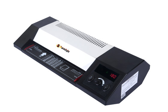 China Digital display 4 rollers Pouch Laminating Machine for A4 A5 A6 size Pouch laminator supplier