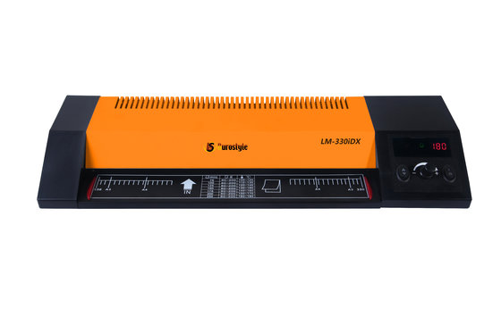 China Office Pouch Laminating Machine Hot Roller Laminated Paper Book Covers A3 Size supplier