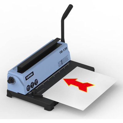 China Professional Plastic Double Coil Binding Machine High Performance supplier