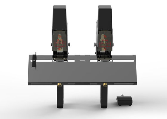 China Portable Double Head Manual Saddle Stapler Adjustable Floor Stand supplier