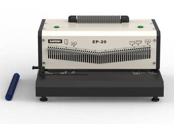 China Manual Punching Spiral Binder Machine 14 Inch Width for Documents supplier