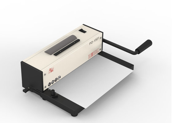 China 4/1 Pitch Electric Spiral Binding Machine Steel Construction For School supplier