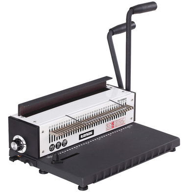China 130 Sheets Wire O Binding Machine , Wire Binding Equipment A4 Size supplier