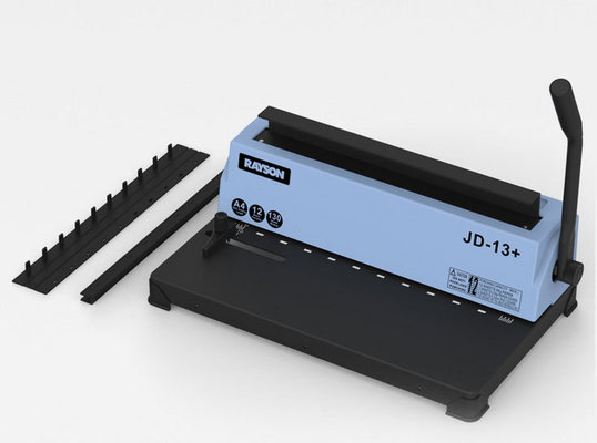 China Hardback Book Heavy Duty Binding Machine , Manual Comb Binder Equipment supplier