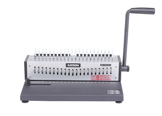 China 15/18 Sheets Steel Manual Punch Ring Binder Machine 21 Hole With 14 Inch supplier