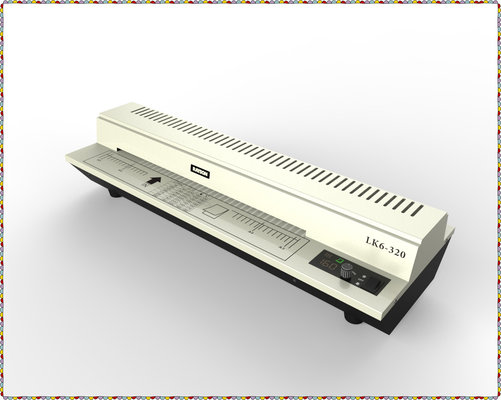 China 600 W Small Office Laminating Machine Jam Free Heated With Six Roller supplier